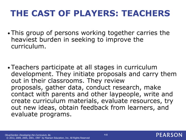 Developing the curriculum chapter 4 | PPT