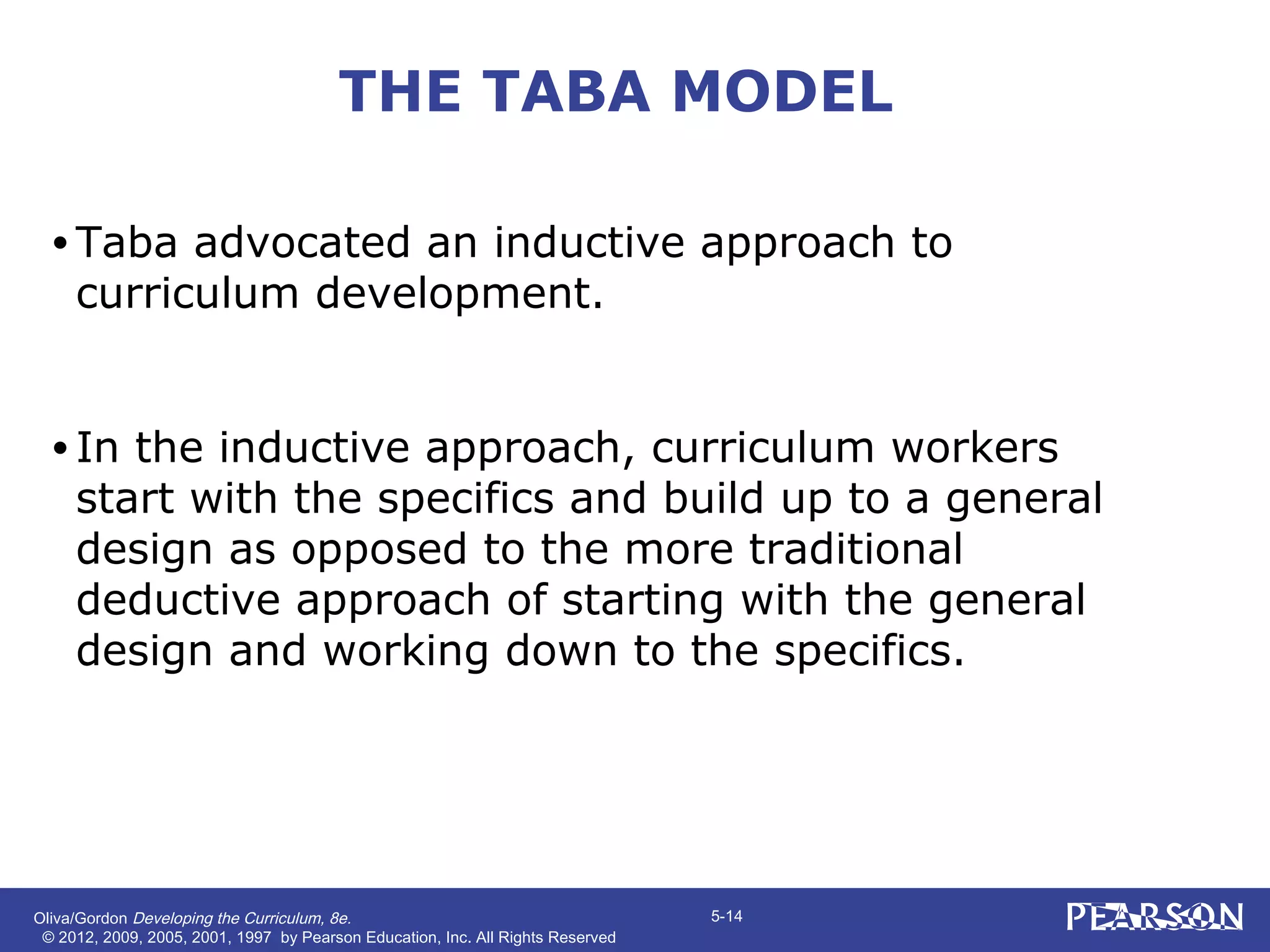 Developing the curriculum chapter 5 | PPT