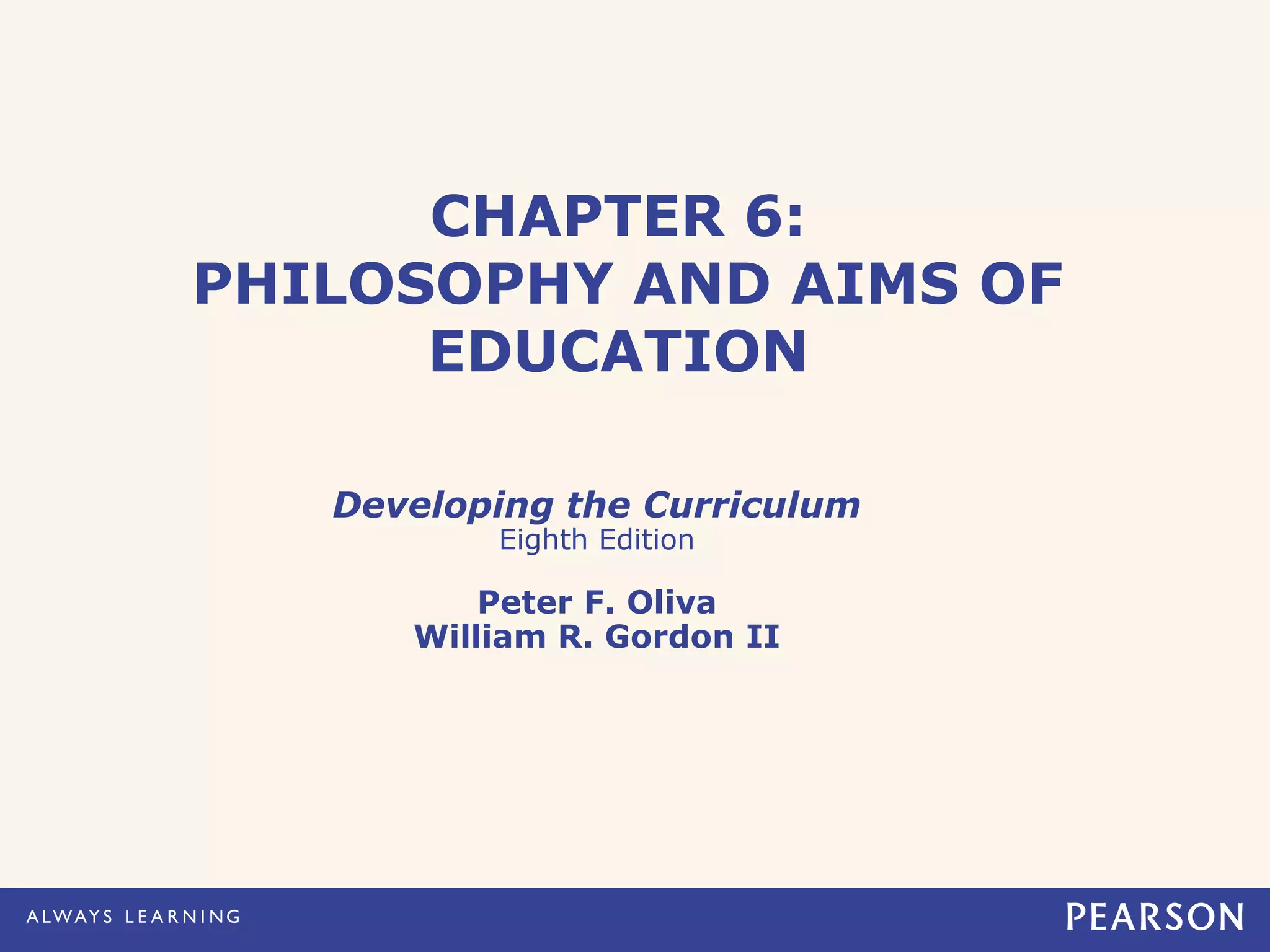 Developing the curriculum chapter 6 | PPT