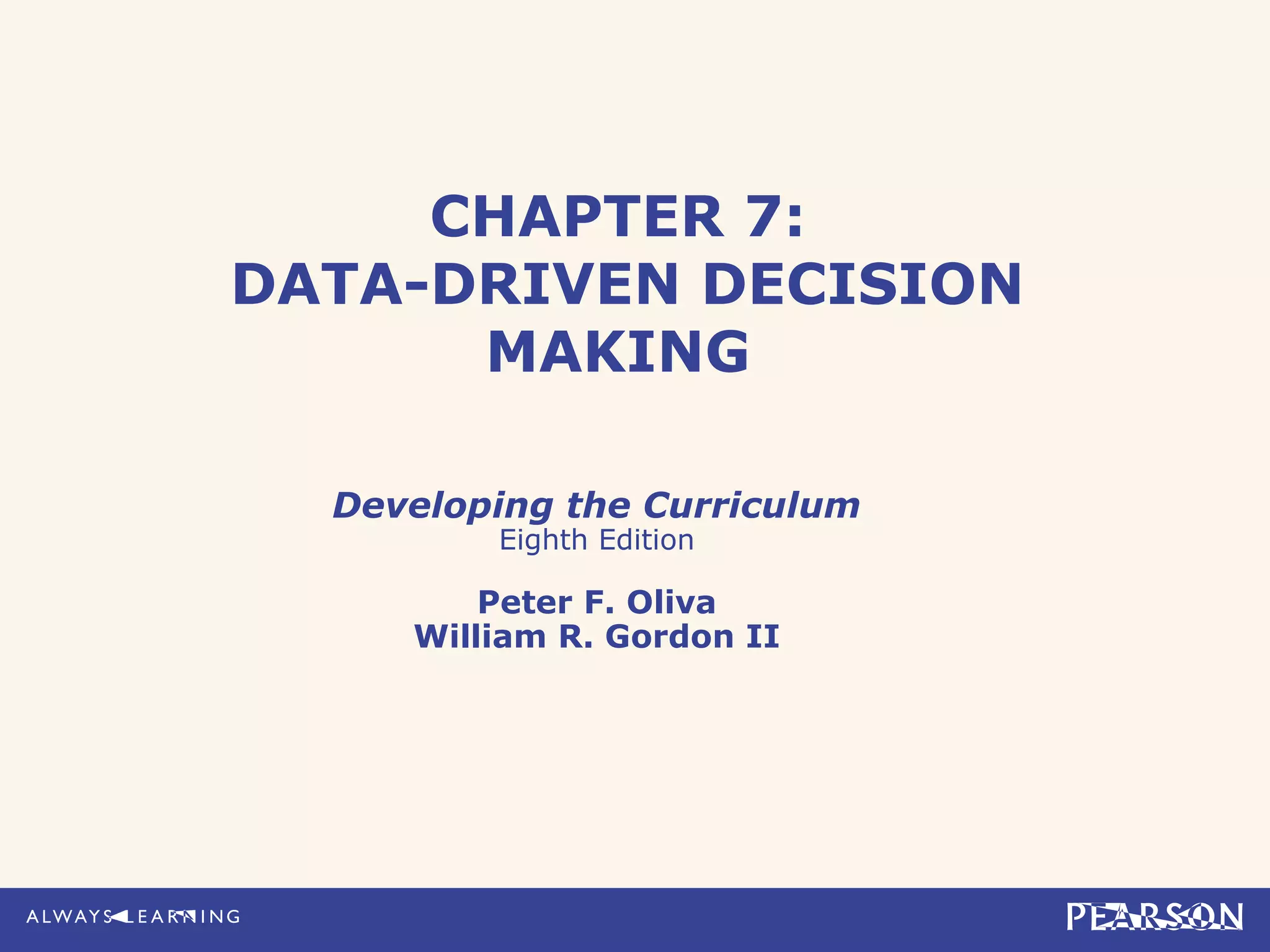 Developing the curriculum chapter 7 | PPT