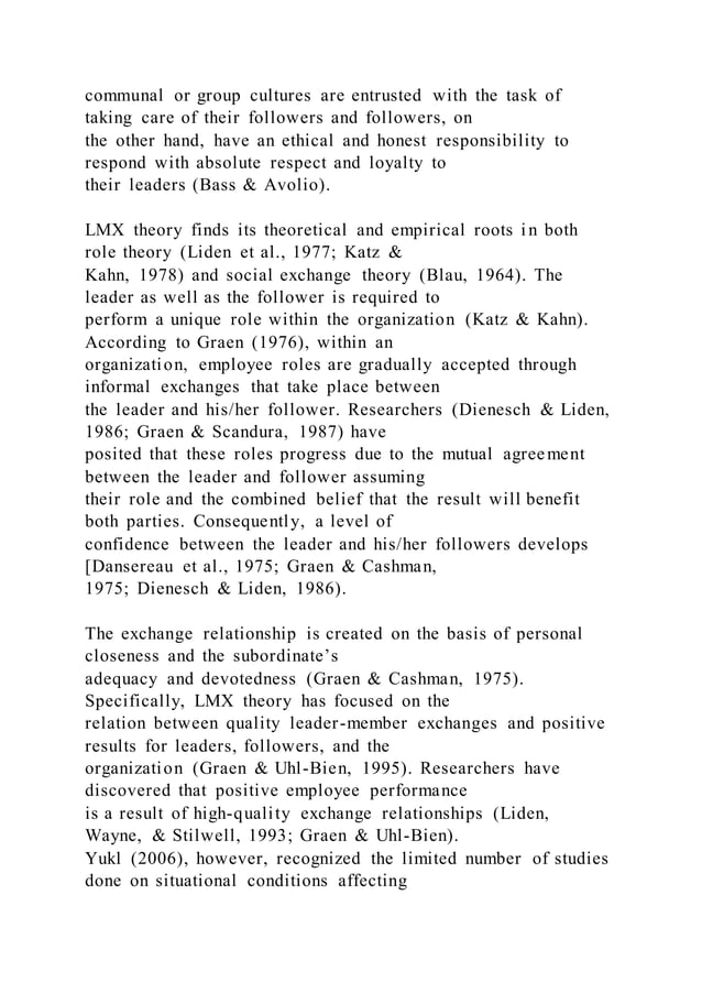 Developing the Leader-Follower Relationship Perception | DOCX