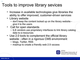 Developing the next_generation_medical_library | PPT | Internet for ...