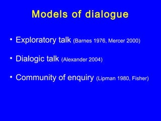 Developing thinking handouts_2010 | PPT