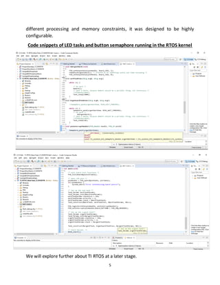 Developing TI RTOS Applications and BLE Profiles | PDF