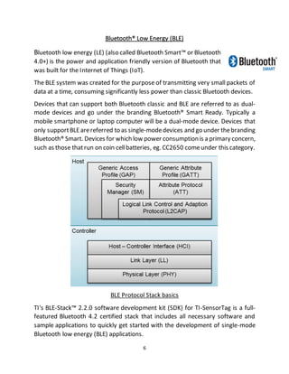 Developing TI RTOS Applications and BLE Profiles | PDF