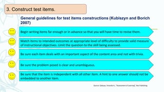Developing Classroom-based Assessment Tools | PPTX