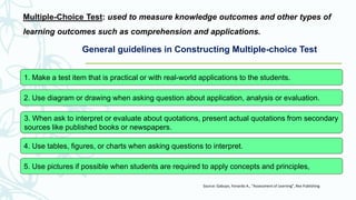Developing Classroom-based Assessment Tools | PPTX