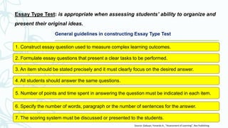 Developing Classroom-based Assessment Tools | PPTX