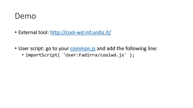 Developing Tools for Wikidata | PDF | Web Development | Internet