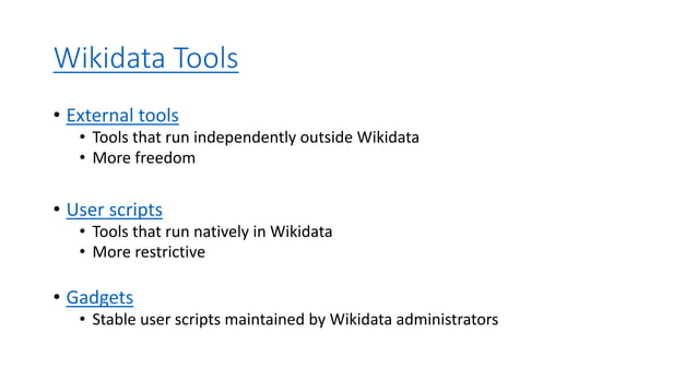 Developing Tools for Wikidata | PDF | Web Development | Internet