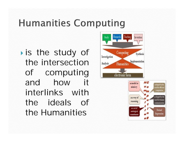 Developing tools in humanities computing | PPT