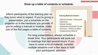 Developing Training Materials | PDF