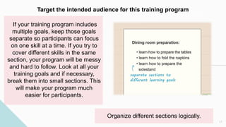 Developing Training Materials | PDF
