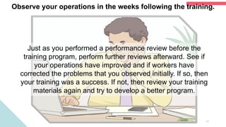 Developing Training Materials | PDF