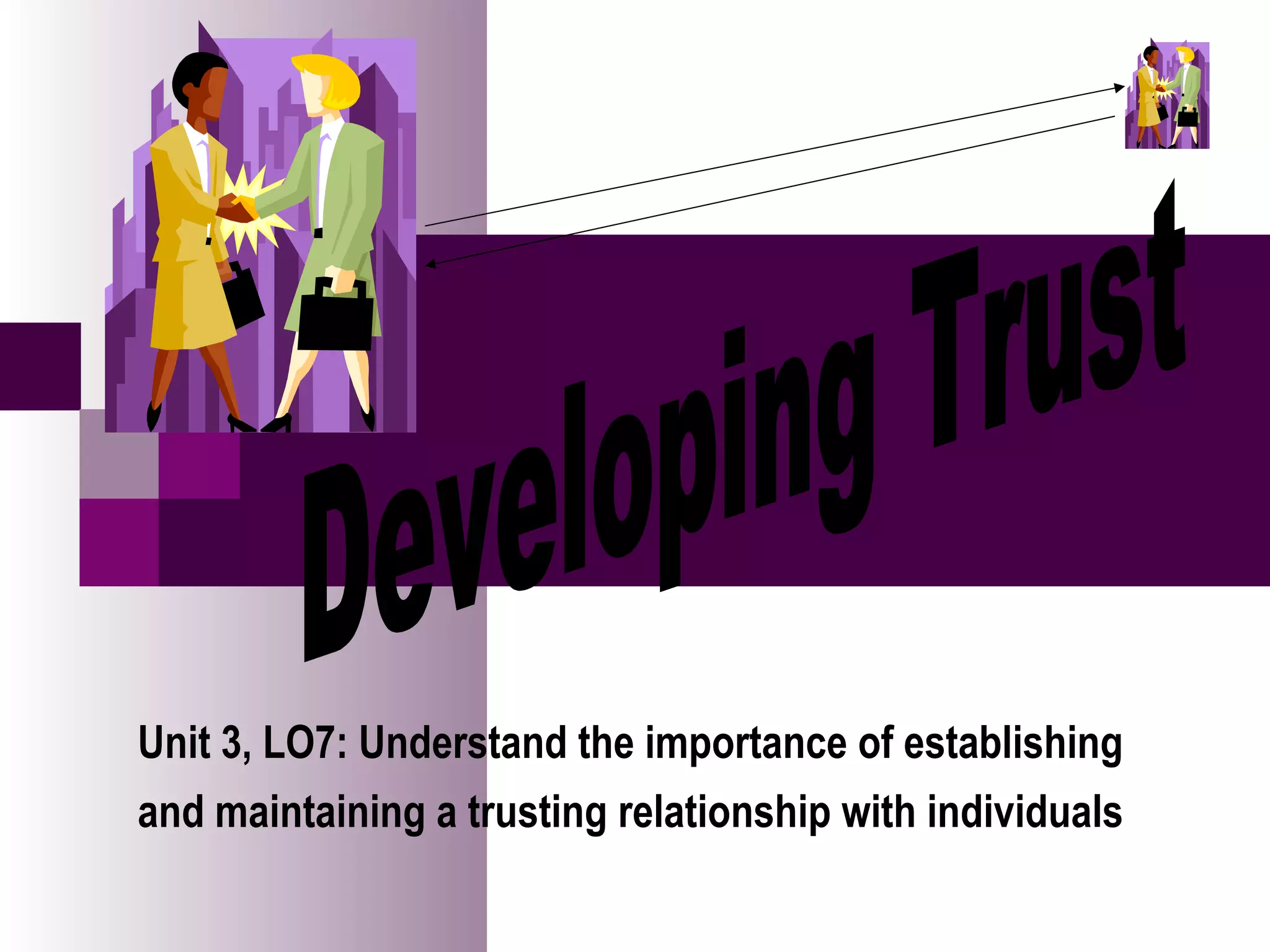 Developing trust | PPT