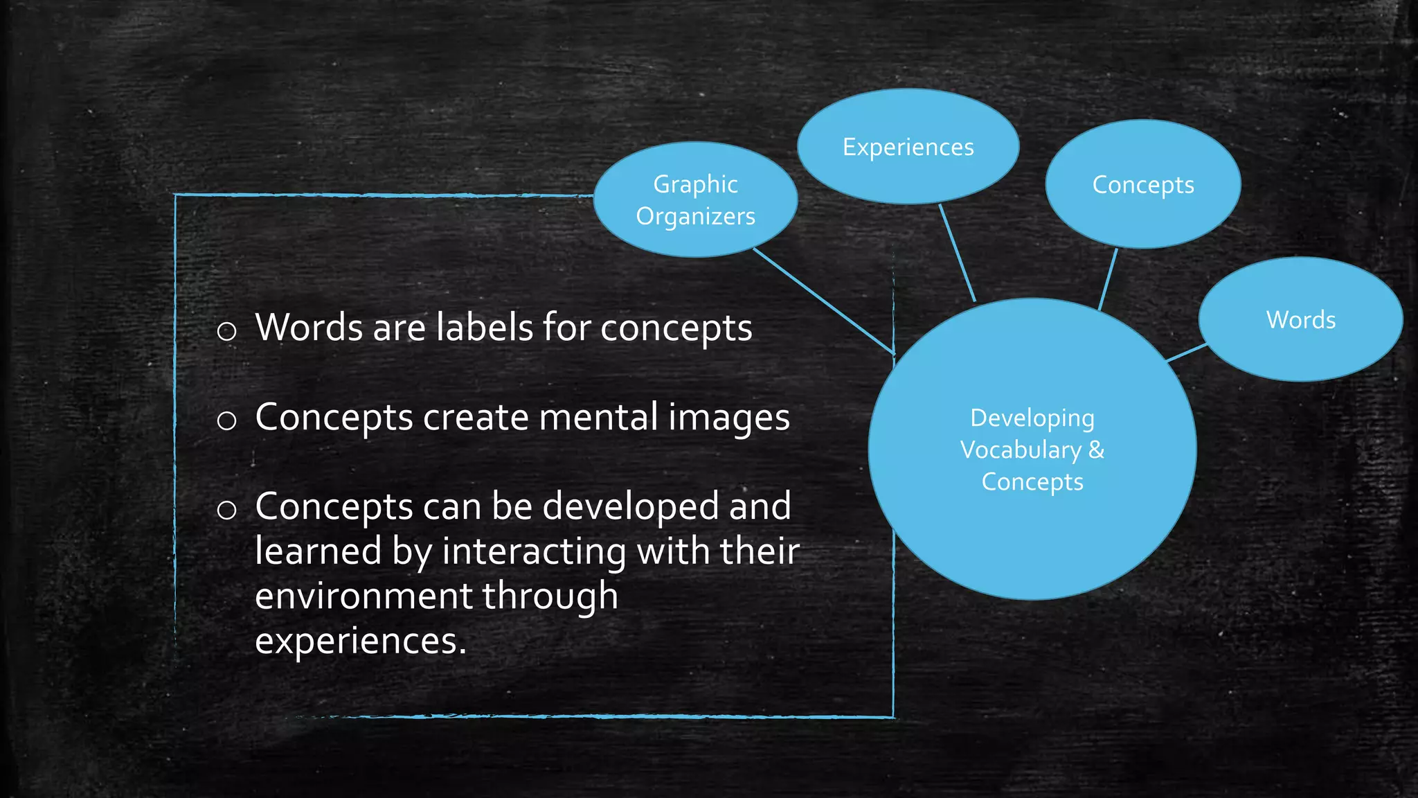 Developing vocabulary and concepts | PPTX