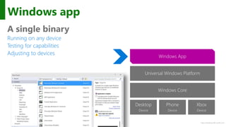 Developing windows 10 universal apps | PPT