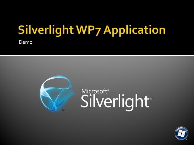 Developing windows phone 7 applications | PPT