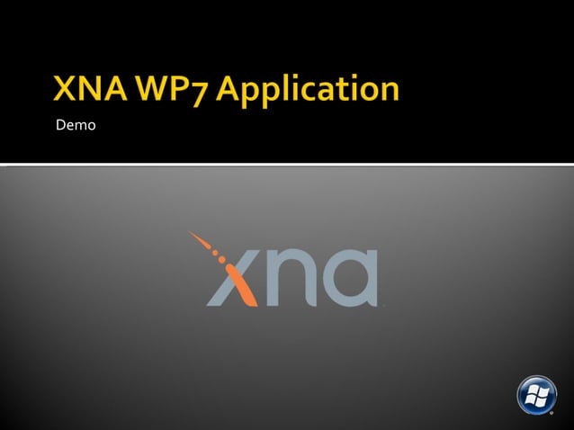 Developing windows phone 7 applications | PPT