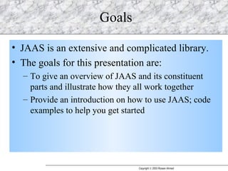 Developing With JAAS | PPT | Programming Languages | Computing