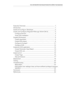 Developing with oracle enterprise scheduler service for fusion ...