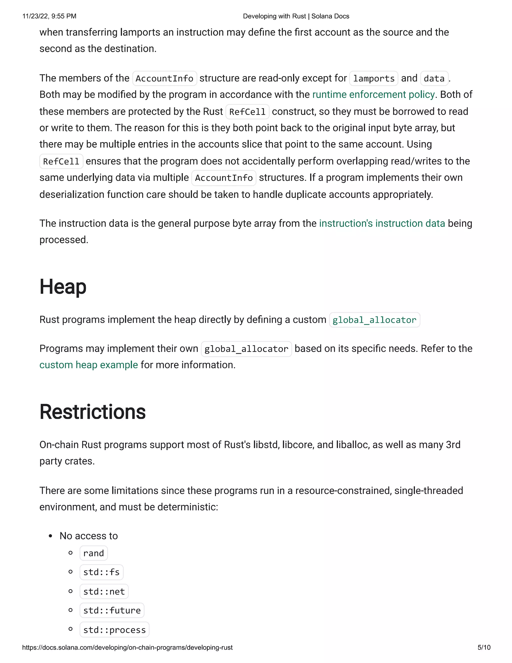 Developing with Rust Research | PDF