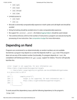 Developing with Rust Research | PDF