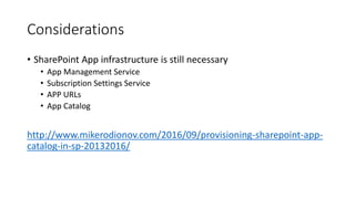 Developing with SharePoint Framework (SPFx) on-premises | PDF