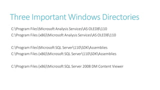 Developing with SQL Server Analysis Services 201310 | PPT