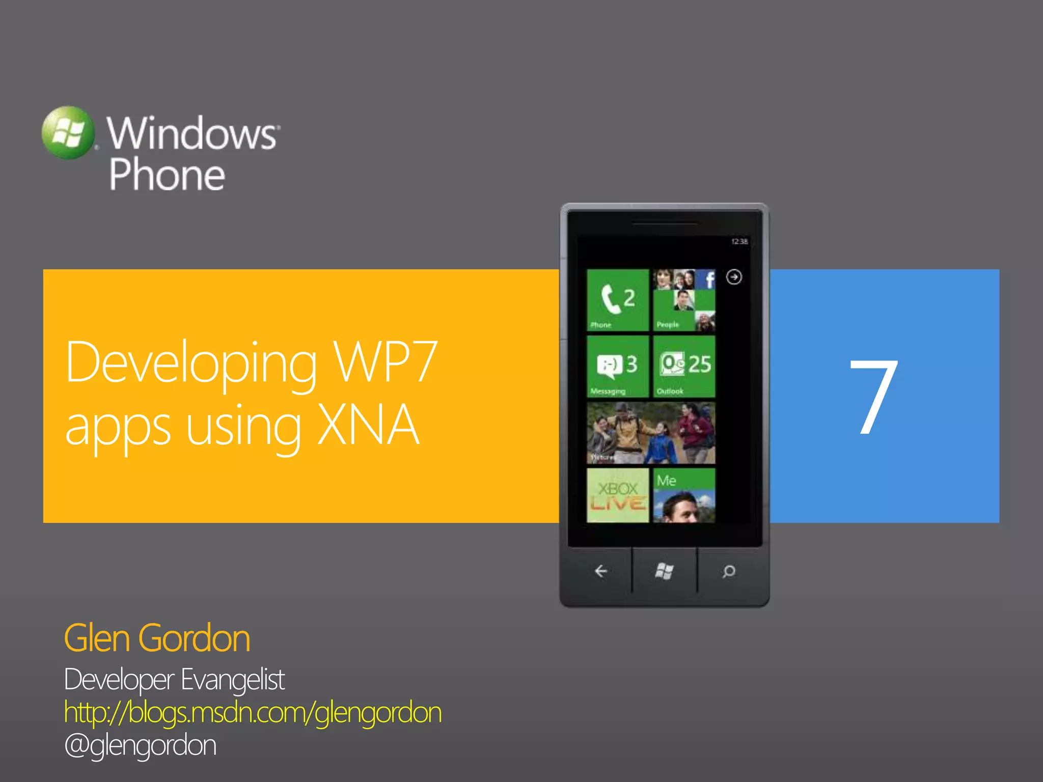 XNA and Windows Phone | PPTX | Video Game Genres | Video Gaming