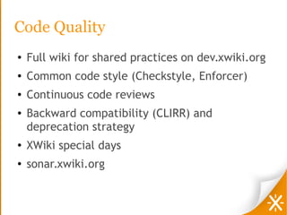 Developing the XWiki software | PPT