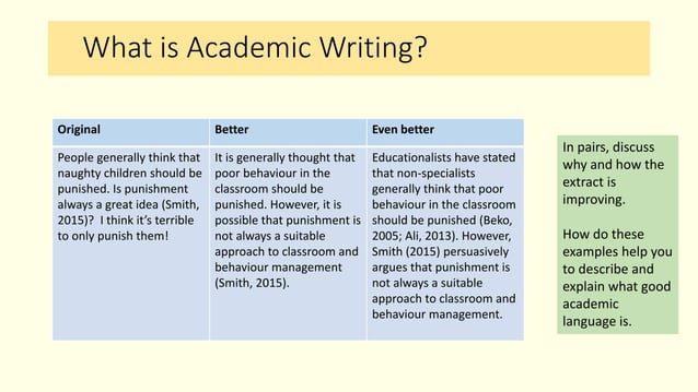 Developing your academic language | PPTX
