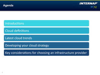 Developing Your Cloud Strategy | PDF