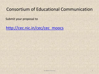 Developing Your Own MOOC for SWAYAM | PPSX