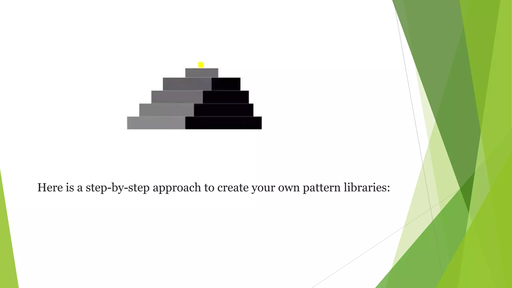 How To Develop Your Own Pattern Libraries? | PPT