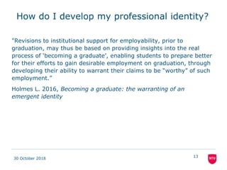 Developing Your Professional Identity in the Legal Profession | PPTX