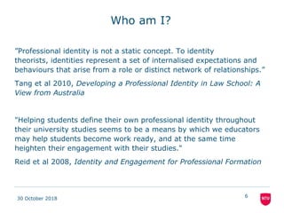 Developing Your Professional Identity in the Legal Profession | PPTX