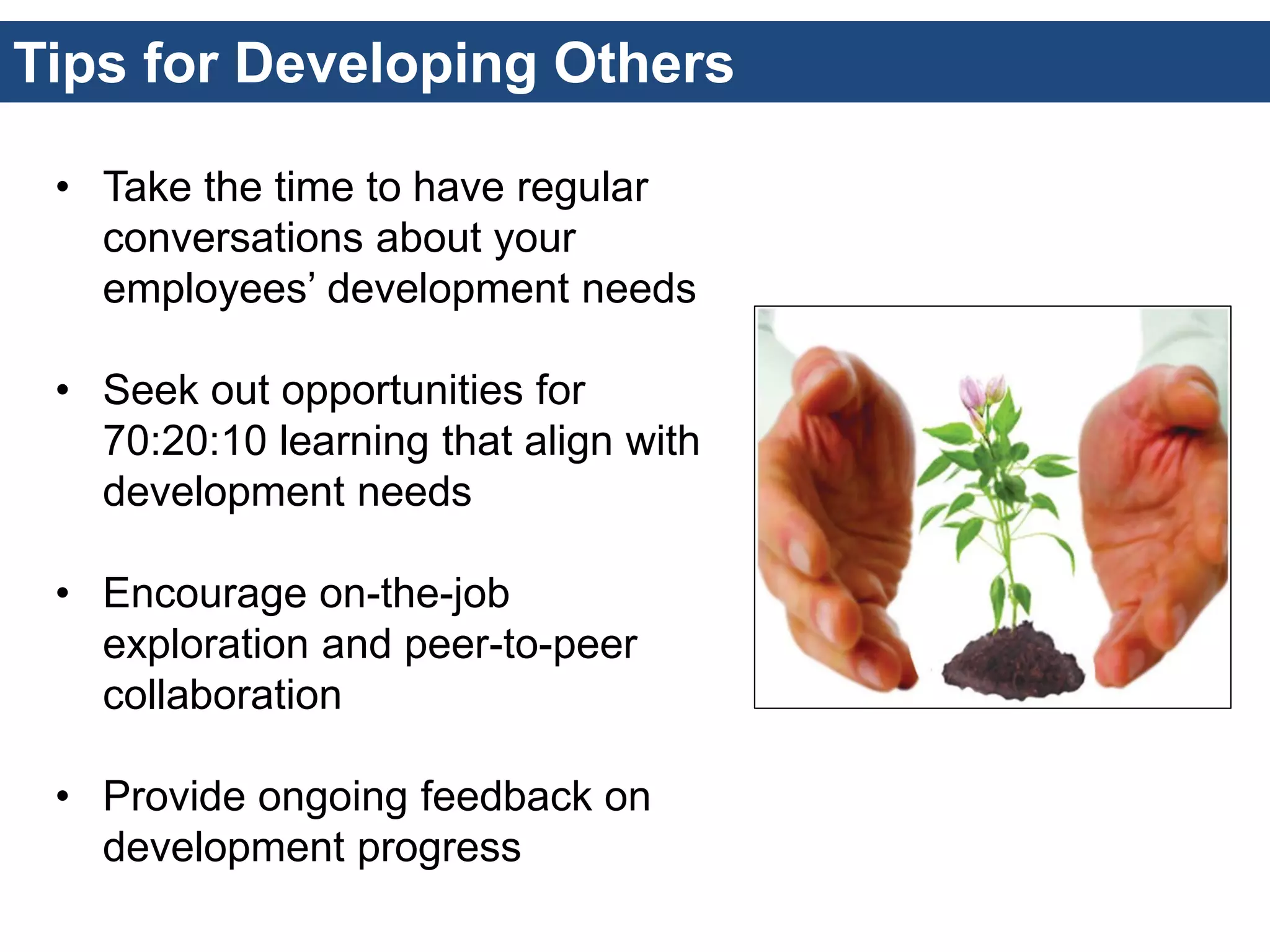 Developing Yourself and Others | PDF