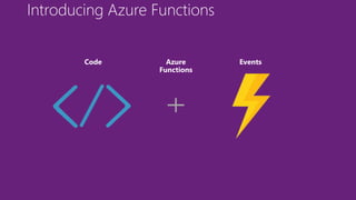 Develop in ludicrous mode with azure serverless | PPTX | Cloud ...