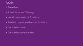 Develop in ludicrous mode with azure serverless | PPTX | Cloud ...