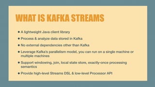 DataConf.TW2018: Develop Kafka Streams Application on Your Laptop | PDF ...
