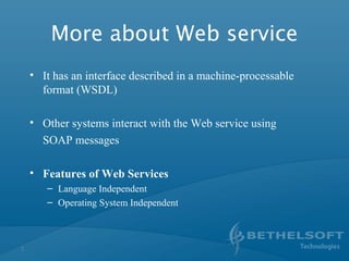 Developmeant and deployment of webservice | PPT