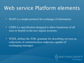 Developmeant and deployment of webservice | PPT