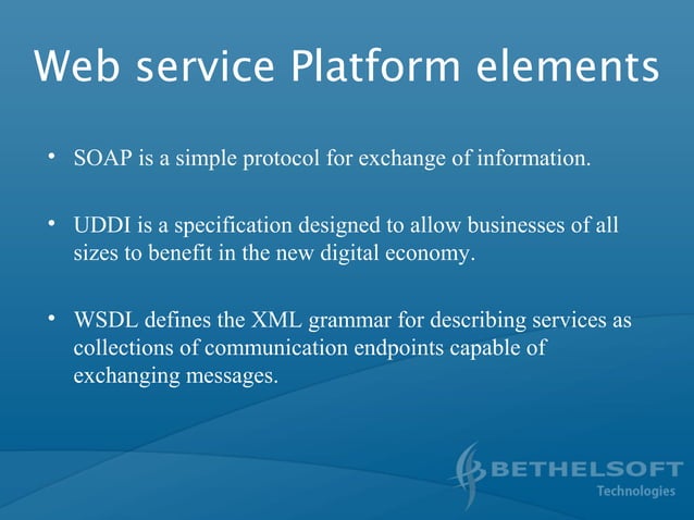 Developmeant and deployment of webservice | PPT