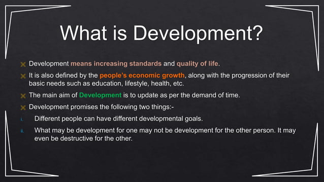 Development Class - 10th Economics | PPTX