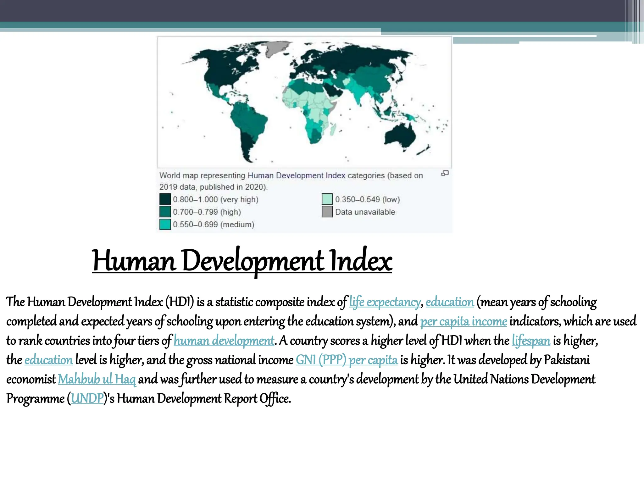 HUMAN DEVELOPMENT REPORT AND HUMAN DEVELOPMENT INDEX | PPTX