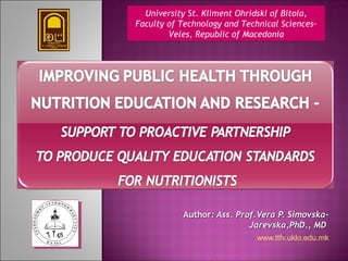 Development and implementation of academic study for nutrition | PPT ...