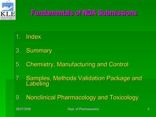 Development And Review Process Of NDA, ANDA/AADA and OTC | PPT