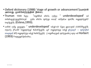 Development - History & Meaning - pptx | PPTX