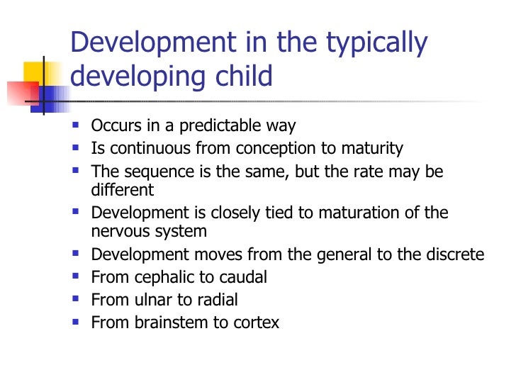Development In Early Childhood Final